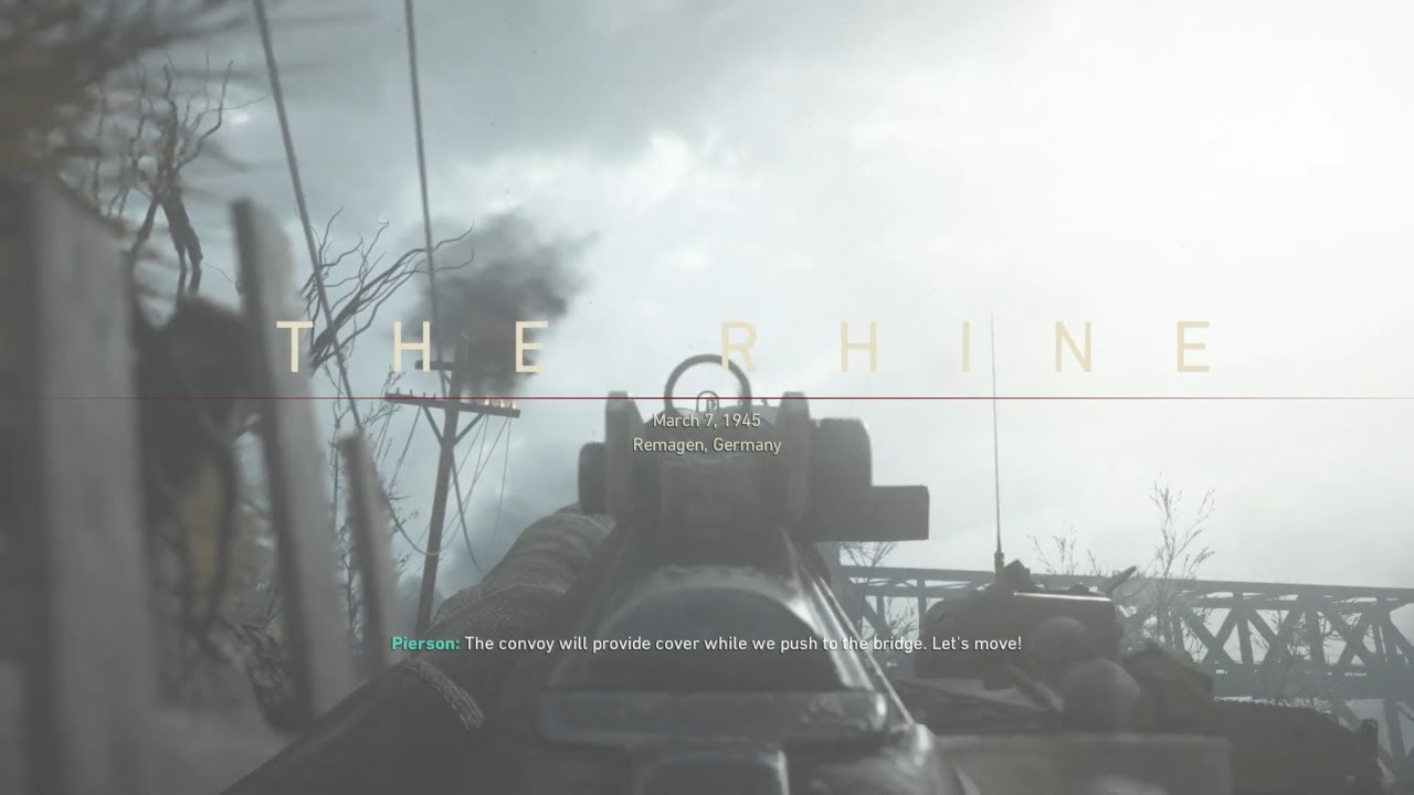 Call of Duty WW2 | PC | Gameplay | The Rhine | Part 11 - YouTube