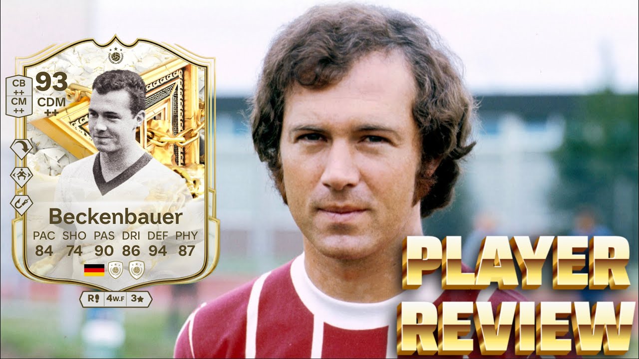 ¡EL MEJOR CENTRAL DE LA HISTORIA! -REVIEW FRANZ BECKENBAUER 93 ICON ...