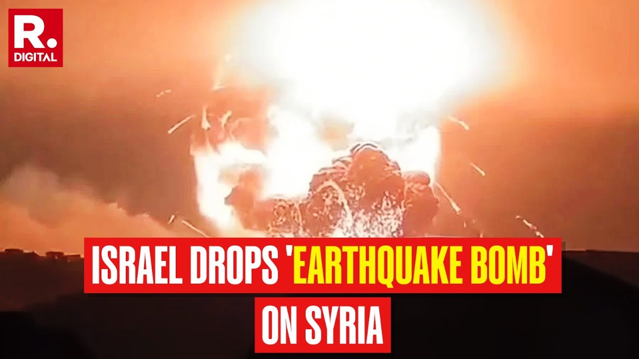 Israel Targets Syria With 'Earthquake Bomb', Impact Felt on Richter ...