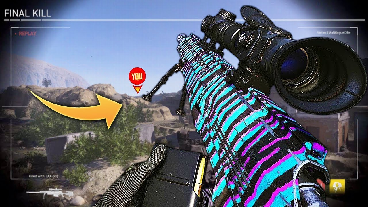 HE HIT A TRICKSHOT ACROSS THE WHOLE MAP! (MW Trickshotting w/ FANS ...