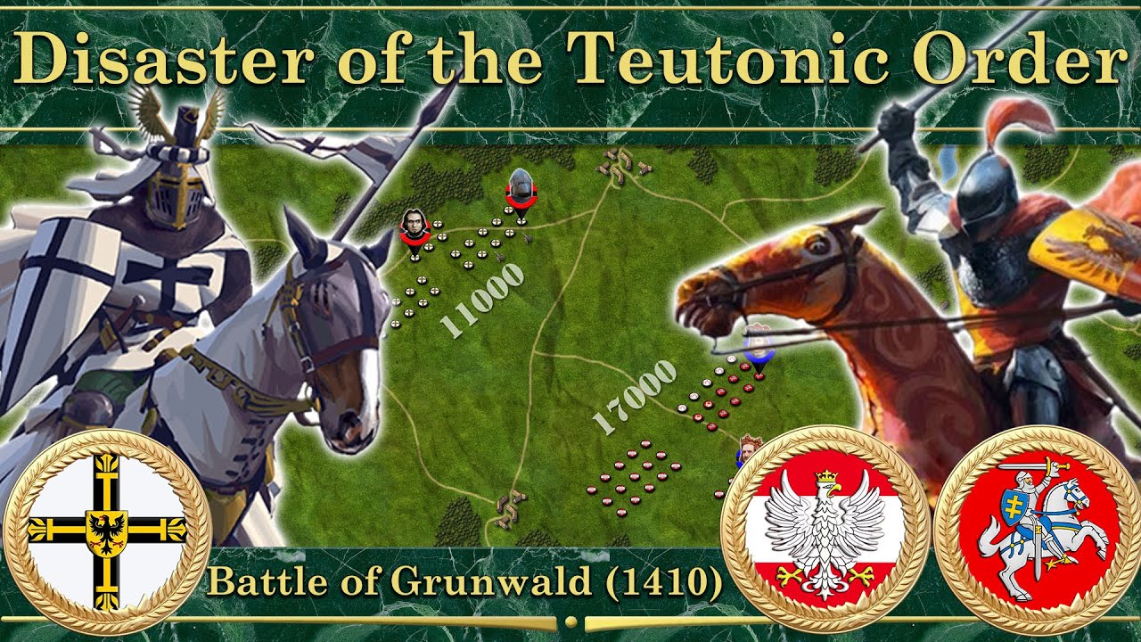 Battle of Grunwald (1410). Disaster of the Teutonic Order - YouTube