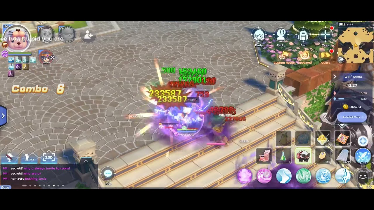 I'm the strongest even I'm pure f2p and Im toxic and iwill not stop ...