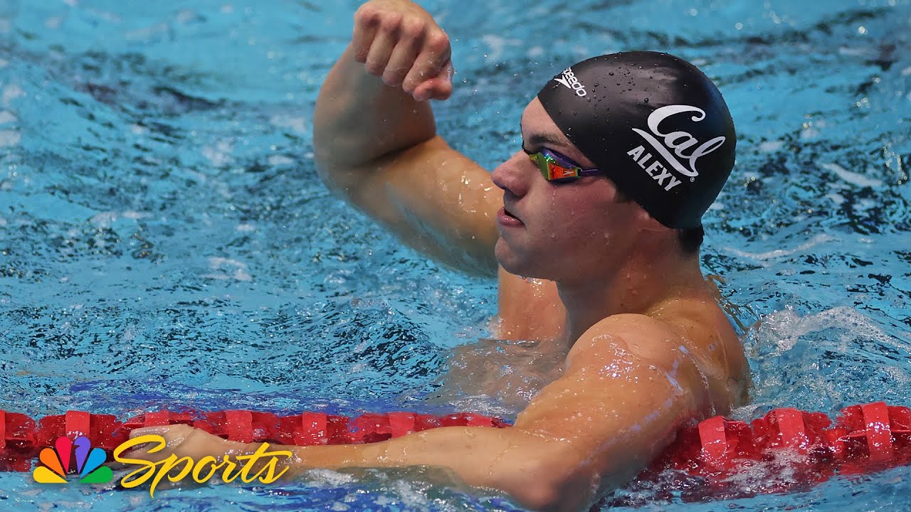 Jack Alexy clinches win in men's 50m freestyle at U.S Nationals | NBC ...
