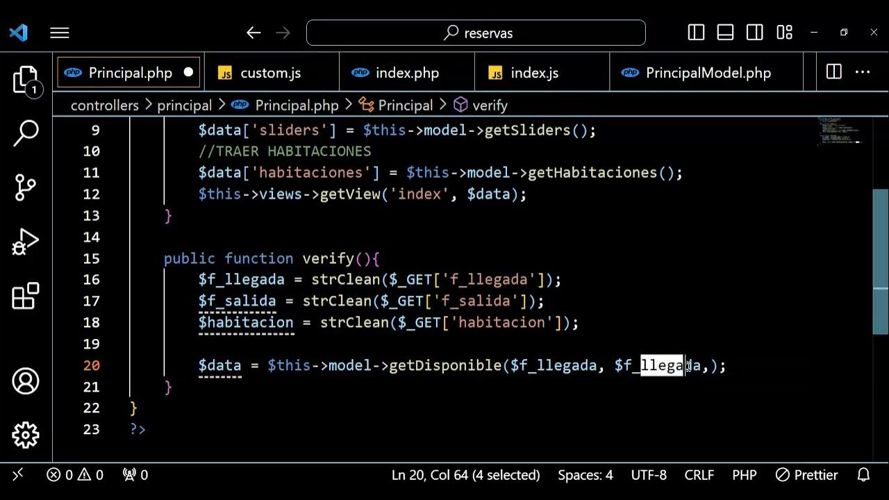 Sistema de Gestion Hotelera PHP8 y MySql (verificar disponilibilidad ...
