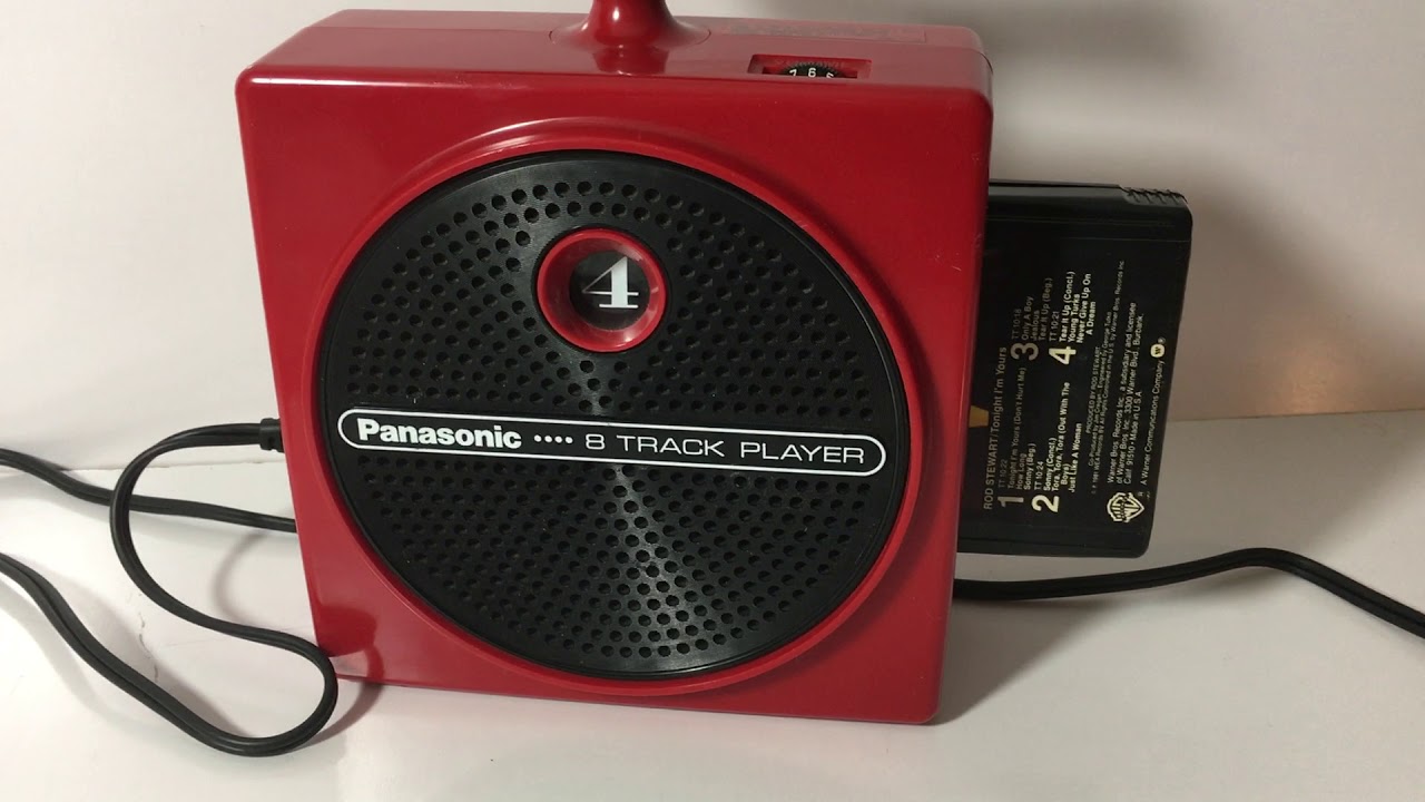 Red Panasonic 8 Track Tape Player RQ-830S TNT (Just Serviced) - YouTube