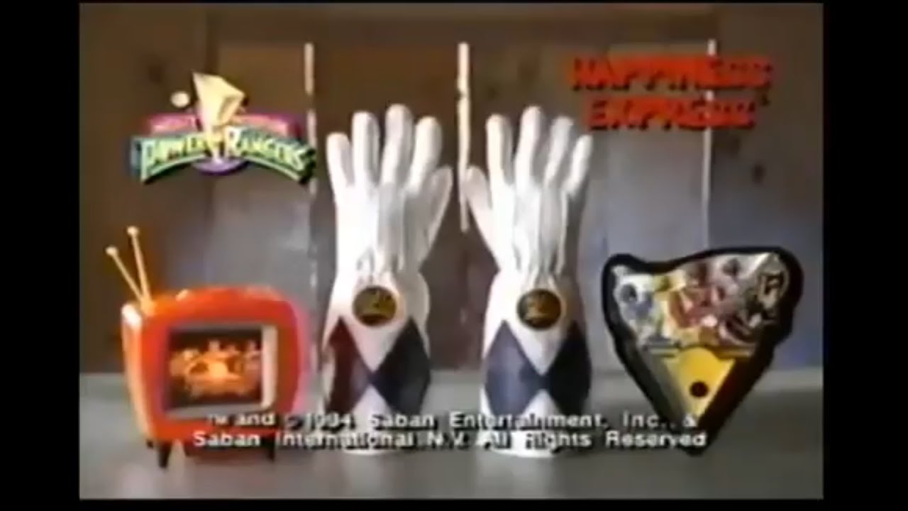 Mighty Morphin Power Rangers - Gloves, Siren, and Projector Toy ...