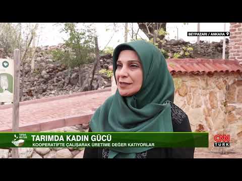 CNN TÜRK TOPRAK ANA'DAN PROGRAMI - BEYPAZARI KINALI ELLER KOOPERATİFİ