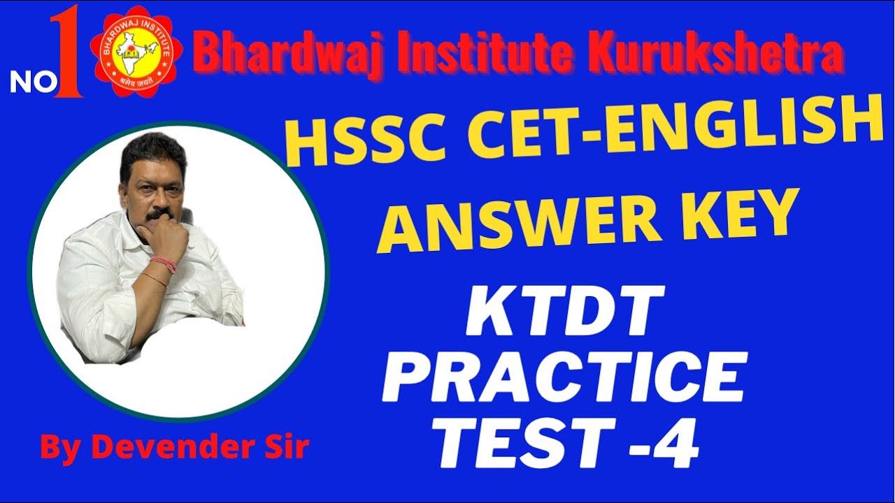 KTDT Online Education Test 4 English Answer Key YouTube KTDT Online Education Test 4 English Answer Key YouTube