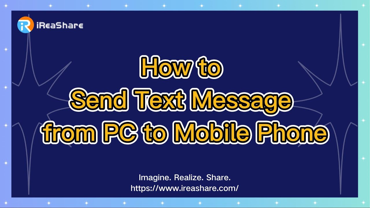 How to Directly Send Text Message from PC to Mobile Phone - YouTube