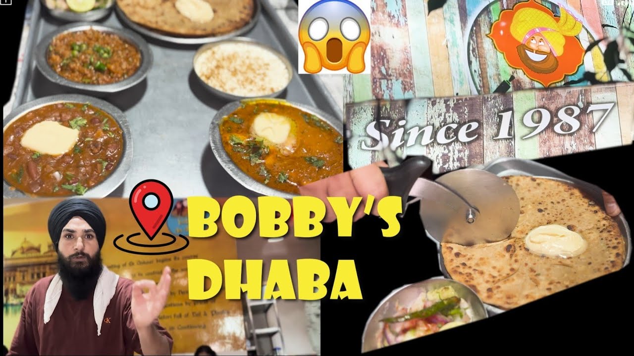 Bangalore's One and Only REAL Punjabi Dhaba Food Thali | Street Food ...