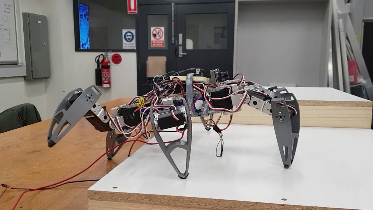 Hexapod Project - YouTube