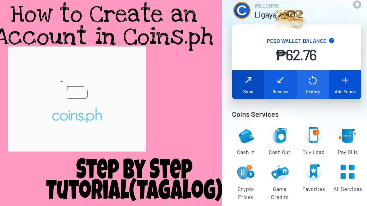 How to create an account in coins.ph step by step tutorial - YouTube