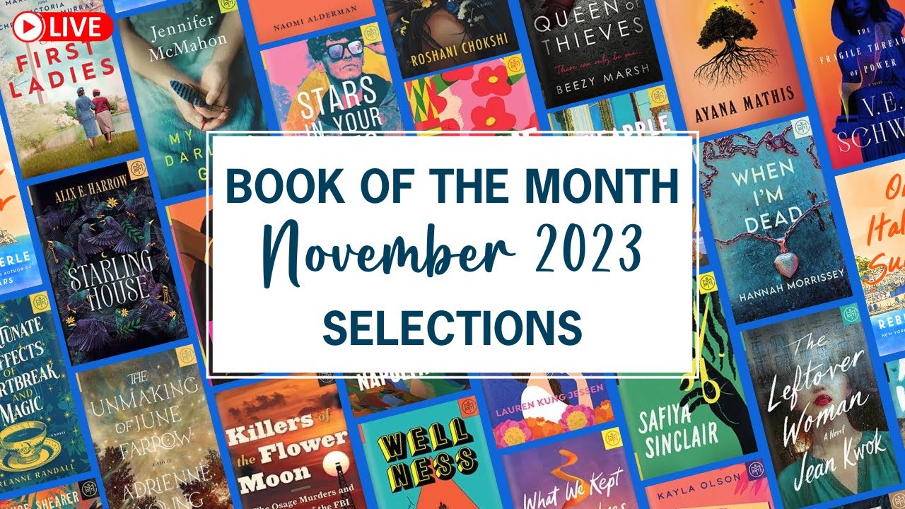 Book of the Month Selections | November 2023 - YouTube