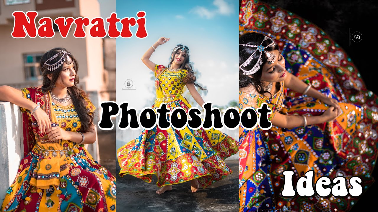 Navratri Photoshoot Ideas 2022 + BTS | Best Navratri / Garba Poses for ...