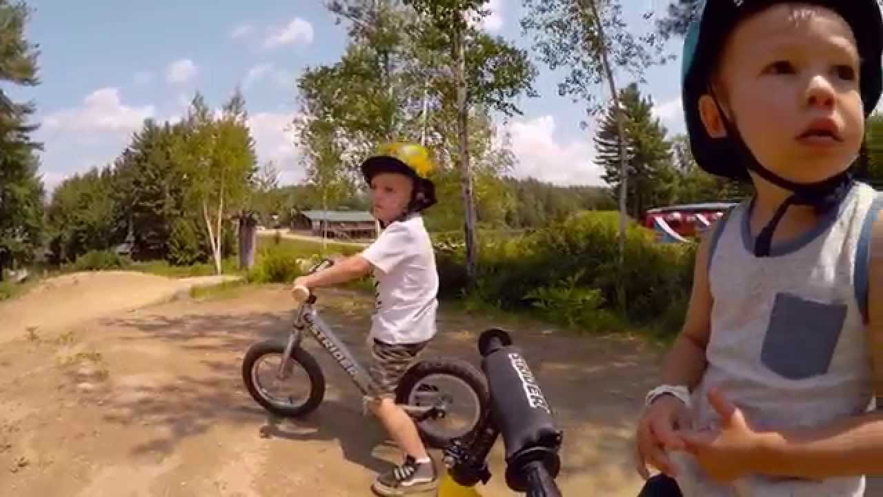 STRIDER Bikes Rule! Riding buddies at Highland Mountain Bike Park - USA ...