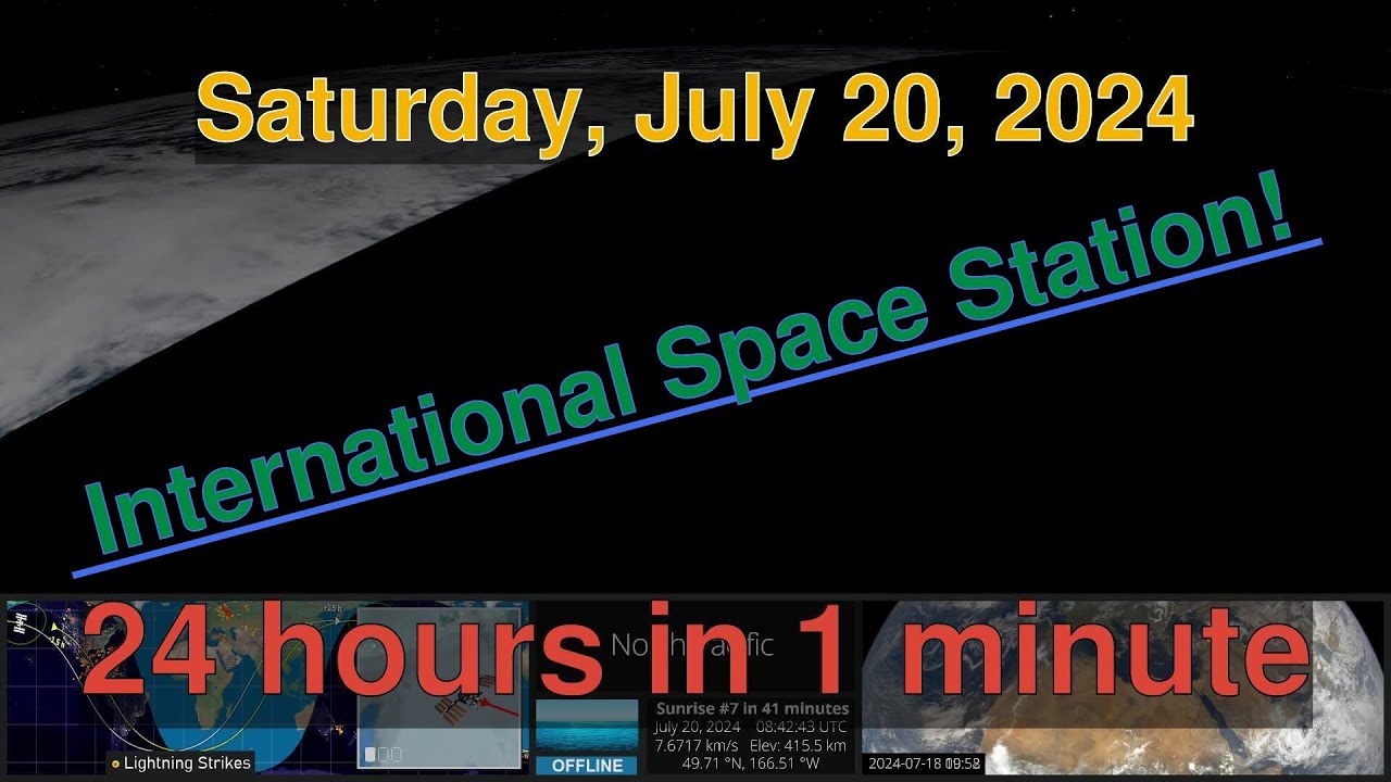 NASA Live Stream of Earth HD camera [07-20-2024] - Daily Time Lapse # ...