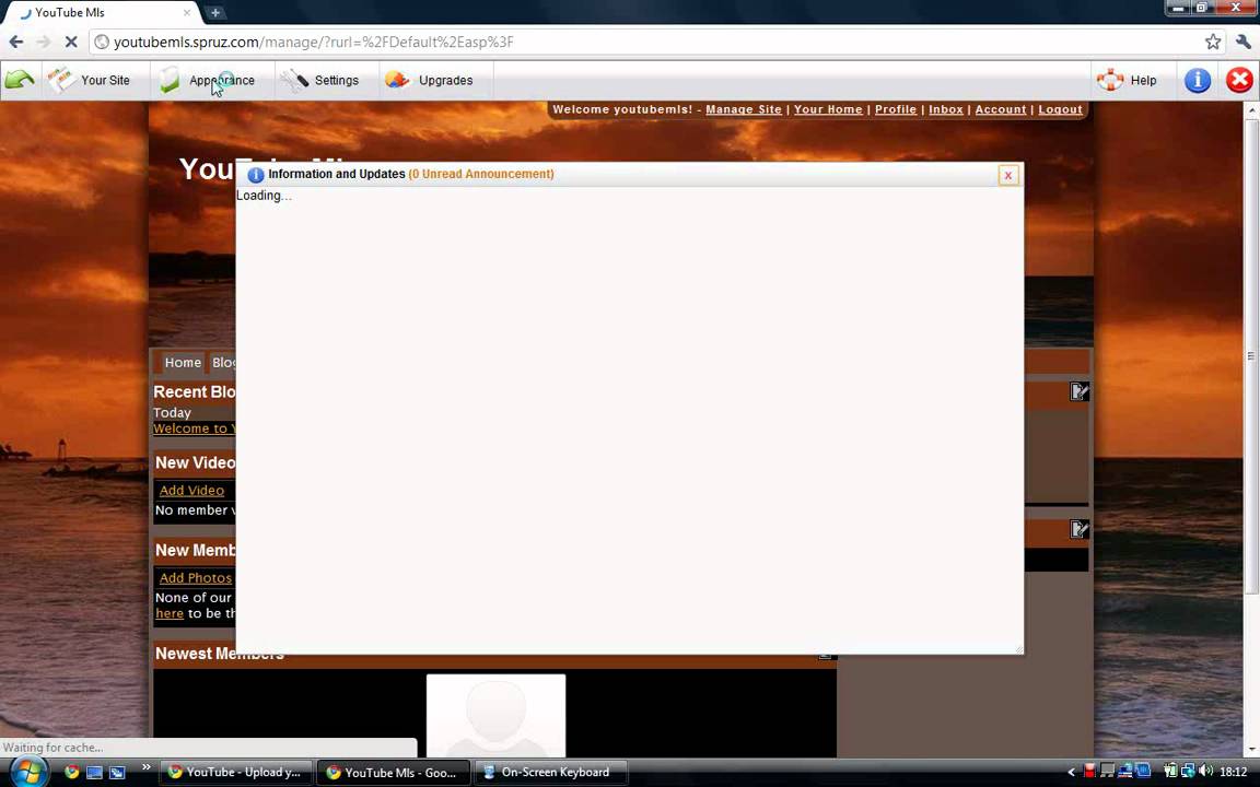 How To Add A Chat Room To Your Spruz.com Website! - YouTube