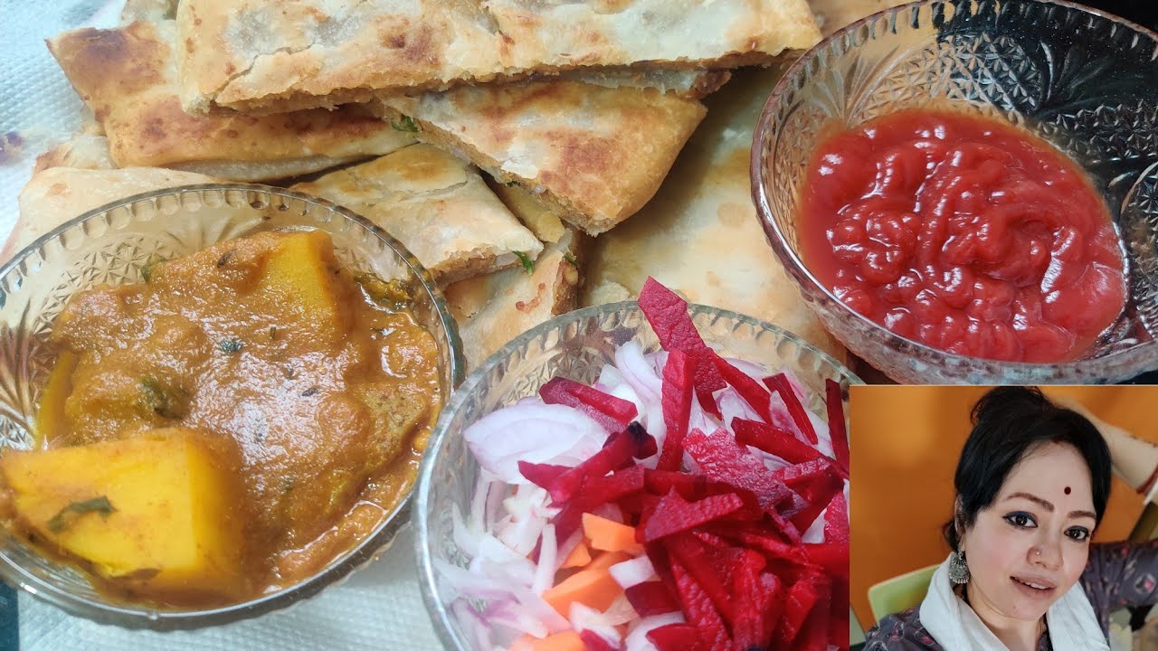KOLKATA'S FAMOUS #EGG_MUGHLAI PARATHA RECIPE WITH POTATO CURRY AT HOME ...