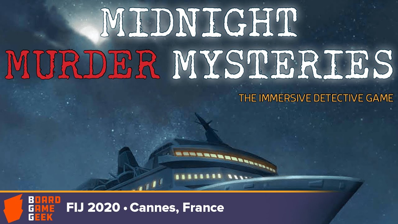 Midnight Murder Mysteries — game preview at FIJ 2020 in Cannes - YouTube