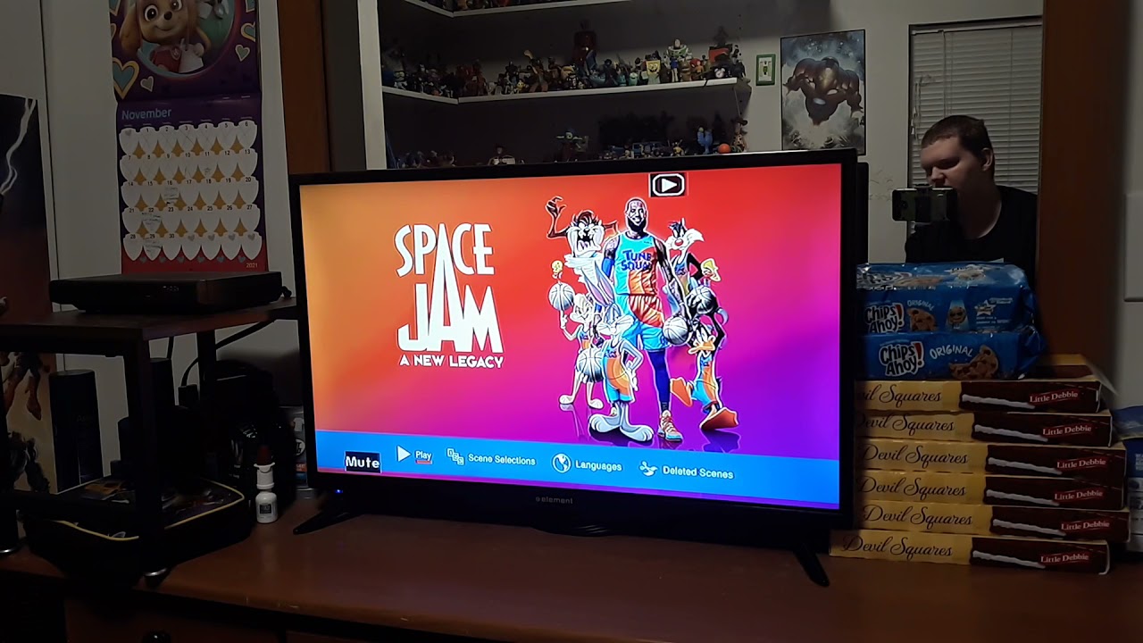 Menu Walkthrough Of Space Jam A New Legacy DVD From 2021🏀 - YouTube