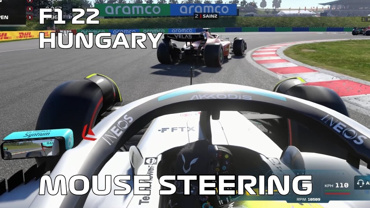 [Mouse Steering] F1 22 Hungarian Grand Prix [PC] Lewis Hamilton - YouTube