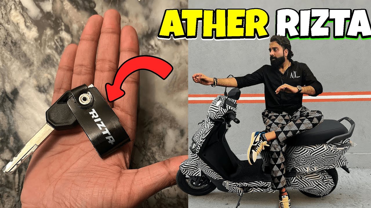 Ather Most Valuable Electric Scooter "ATHER RIZTA" Finally Showcase ...