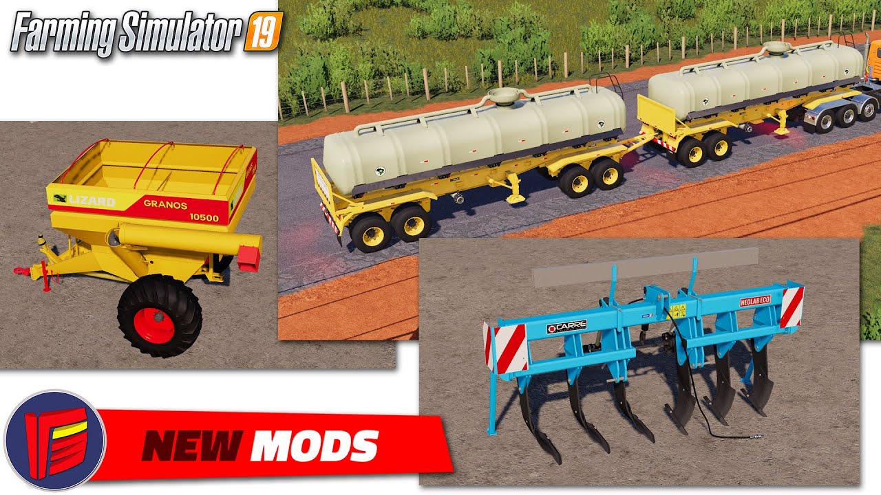 FS19 | New Mods (2020-08-18) - review - YouTube