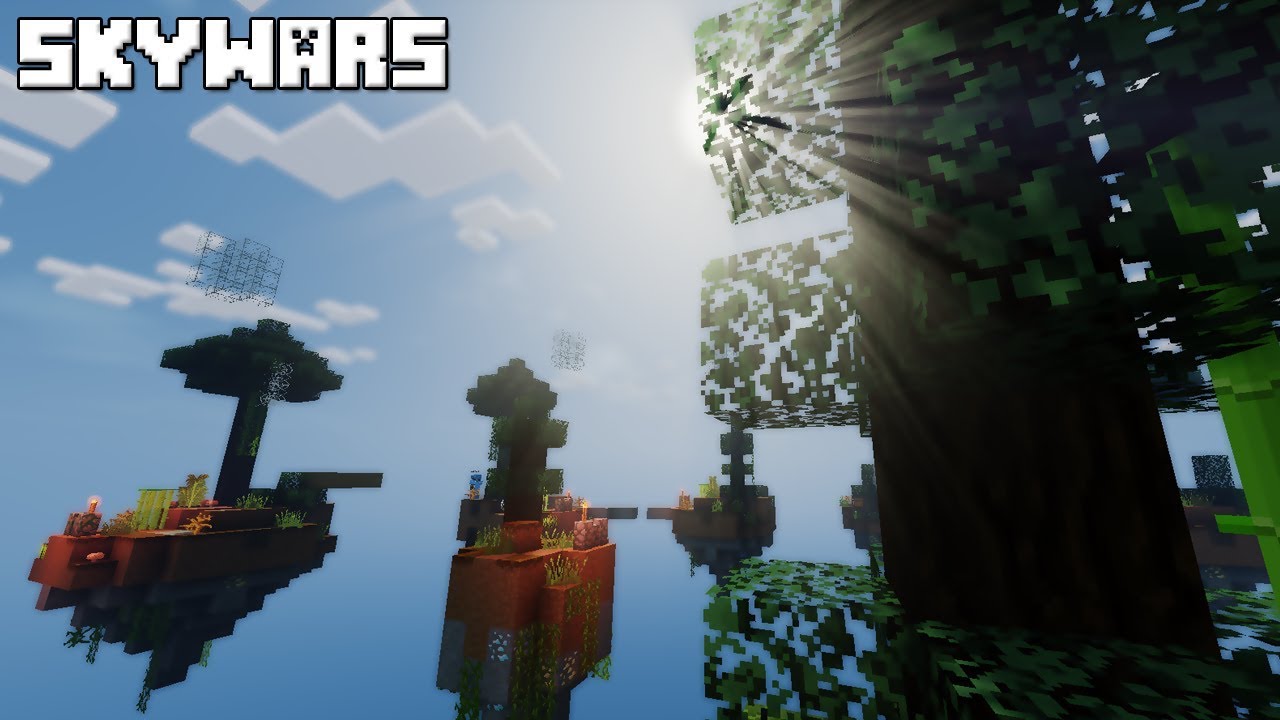 SKYWARS con SHADERS 😱 -Minecraft- Test nueva grafica! - YouTube