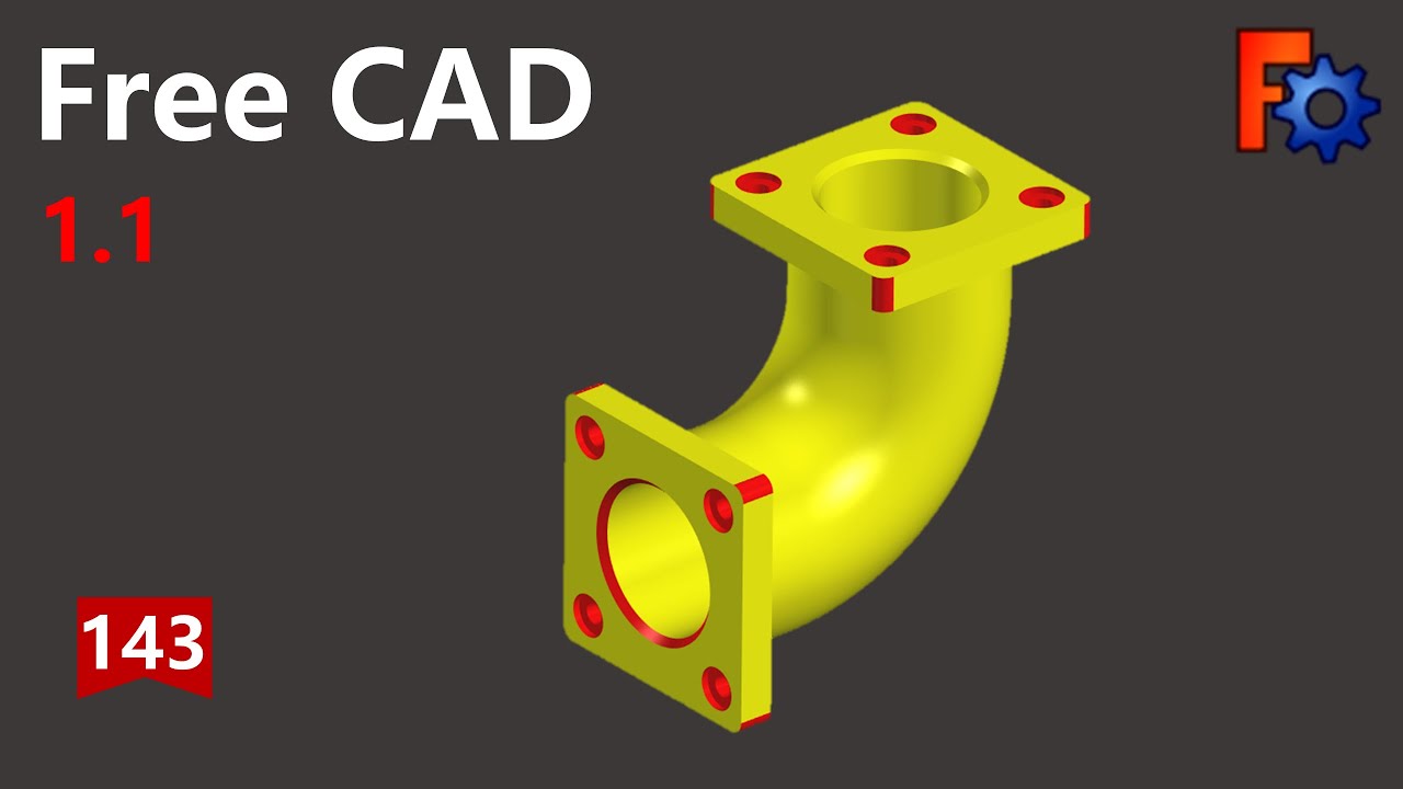 FreeCAD 1.0 Tutorials for Beginners | 3D Modeling Step-by-Step Guide-143 - YouTube