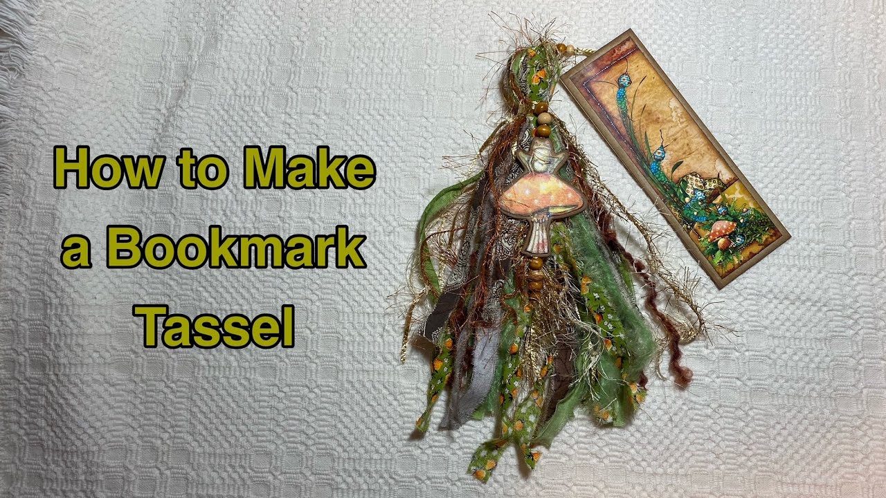 How to Make A Bookmark Tassel - YouTube
