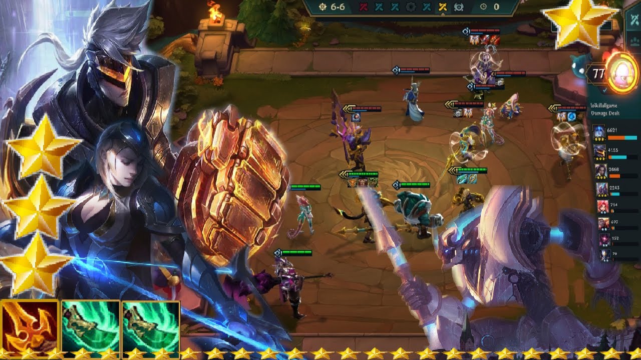 TFT, 3 STAR Ashe and 3 STAR Wukong + Best Item - YouTube