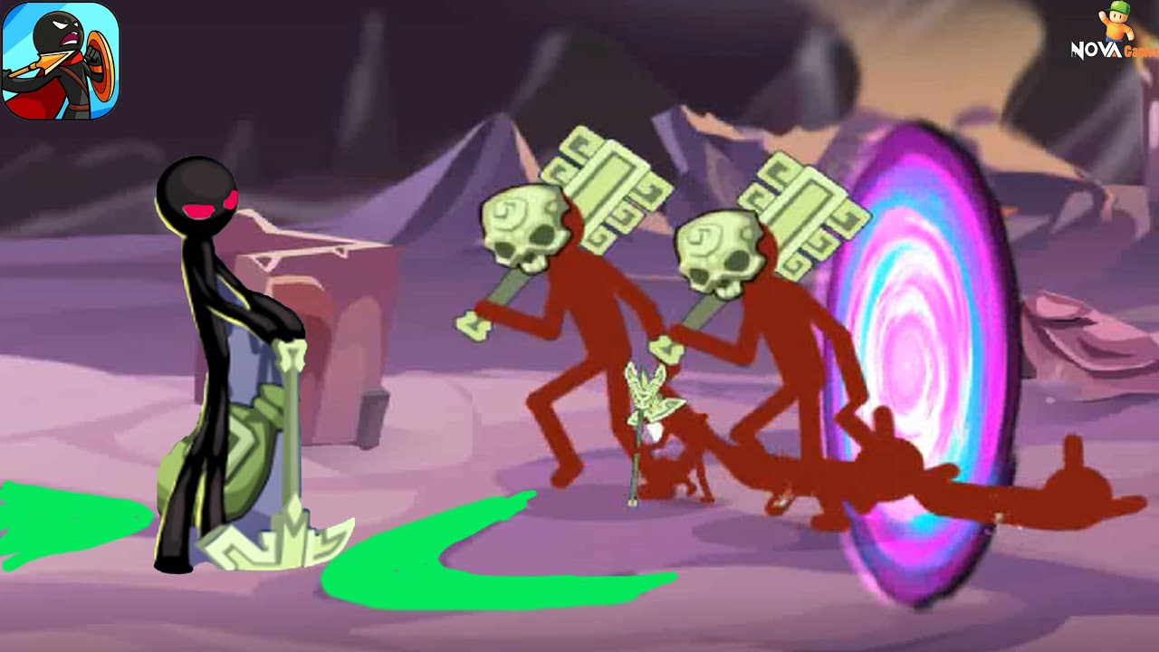 Stick Fight - Stickman War Funny Gameplay (iOS,Android) - Fierce Battle ...