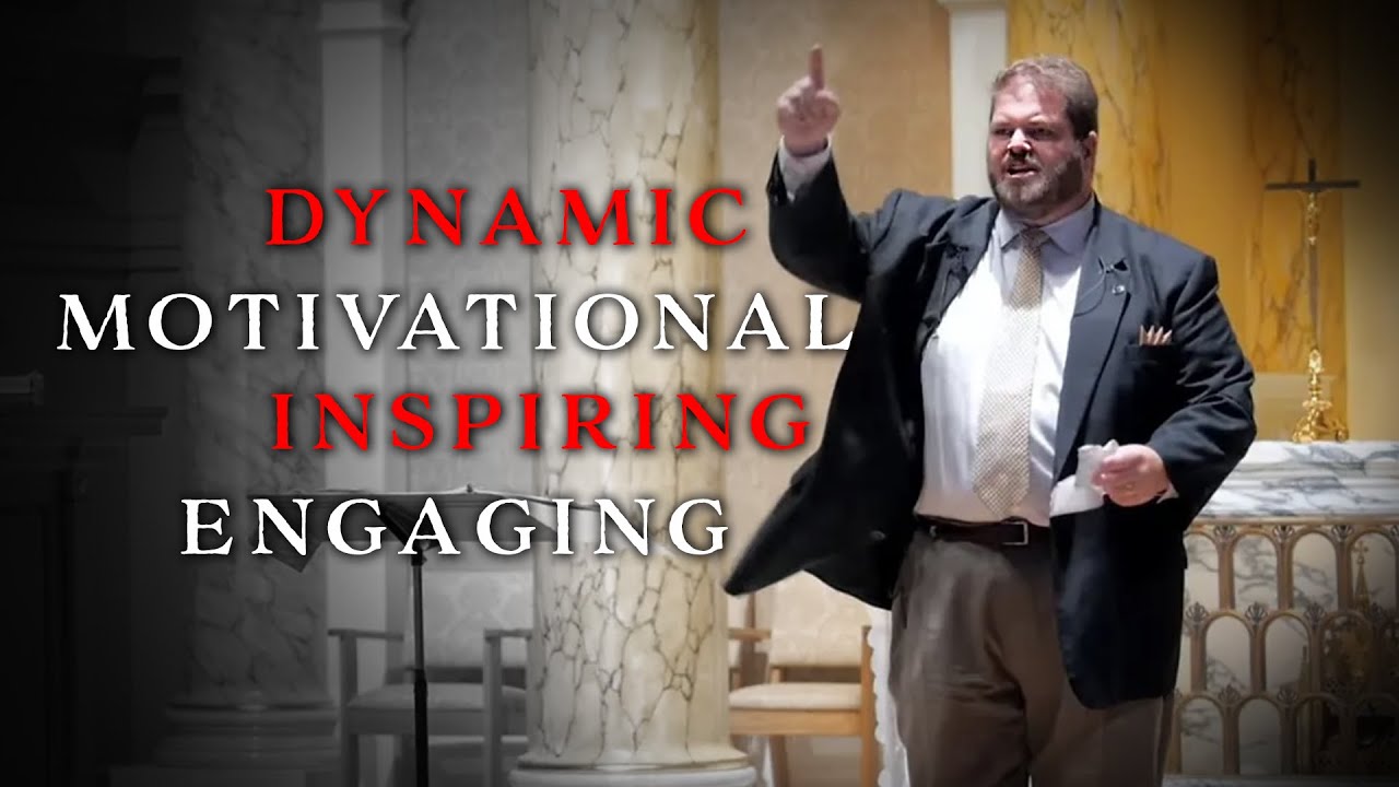 Dynamic Catholic Speaker Motivates & Inspires Crowd! - YouTube