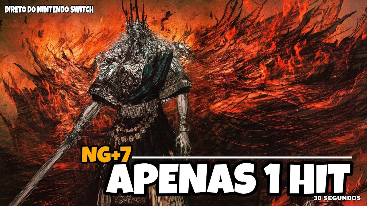 APENAS COM 1 HIT NG+7 BOSS FINAL GWYN - YouTube