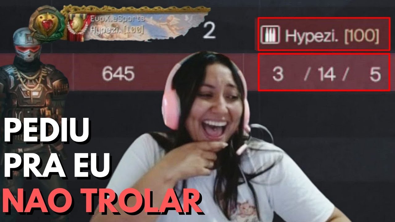ELE FALOU PRA MIM NÃO TROLAR E PASSOU MAL A PARTIDA TODA part. HYPEZI ...