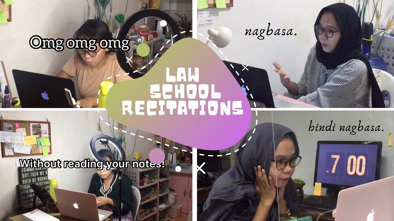 Actual Class Recitations in Philippine Law School— Part 1 (Online Class ...