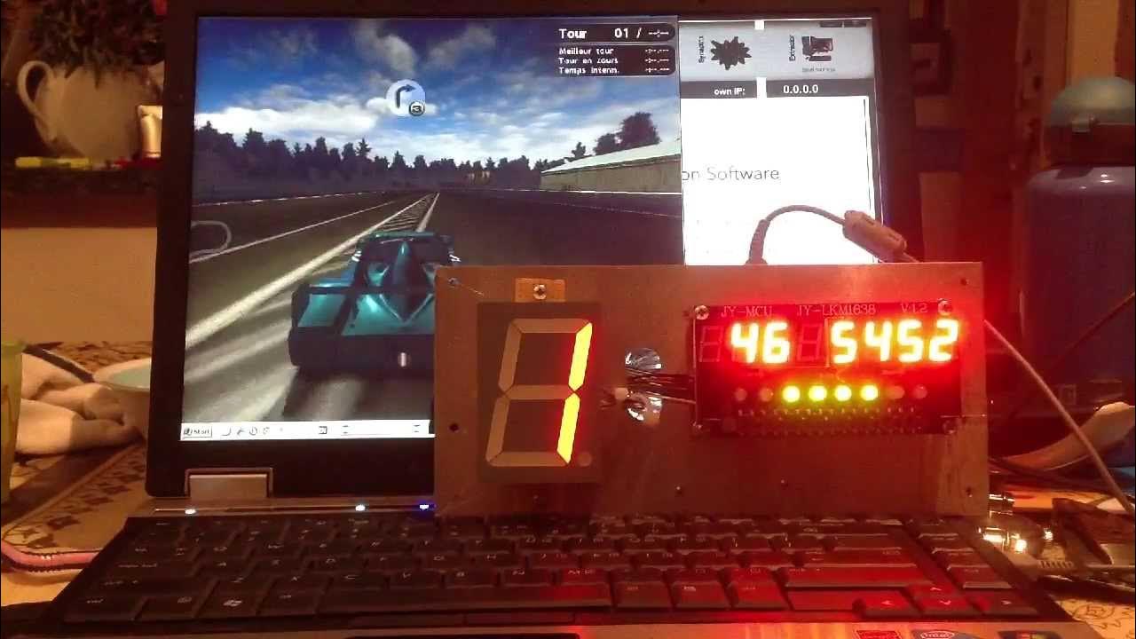 OBD2 com with XSIM3 & Arduino & TM1638 - YouTube