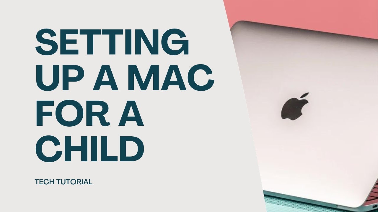 How to setup a new MacBook Air for a Child - YouTube
