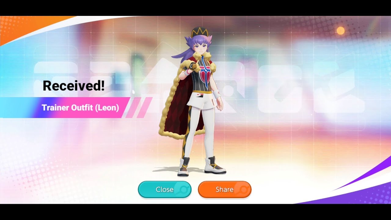 I Got The Leon Outfit 🎁 | pokémon UNITE clips - YouTube