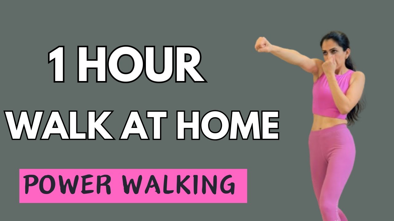 1 Hour HIIT Power Walking Workout for Weight Loss 🔥 Burn 600 Calories🔥 ...