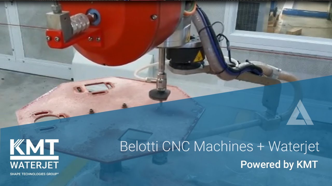 Belotti CNC Machines Waterjet with Catcher - YouTube