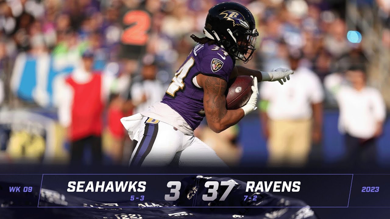 RAVENS 37, SEAHAWKS 3 - WK 9 REACTION VIDEO #ravens #ravensflock # ...