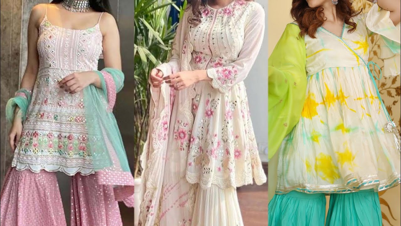 50+ beautiful sarara suit designs 😍😍 - YouTube