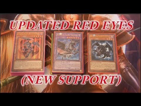 YUGIOH UPDATED Red Eyes deck (New support) - YouTube