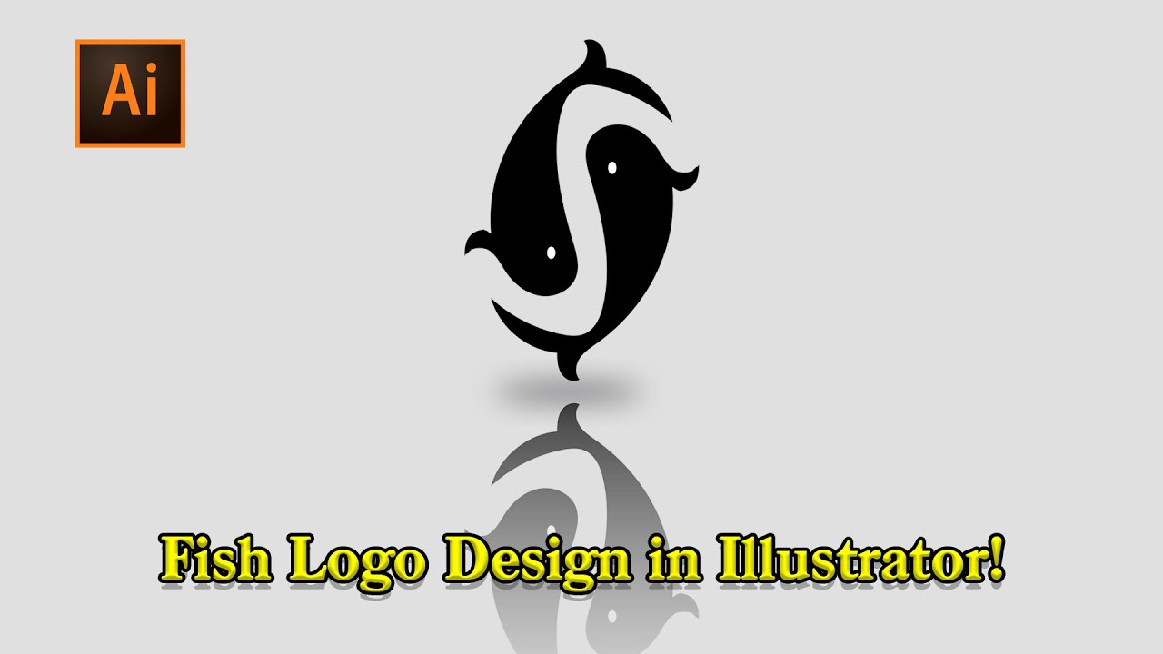 Unique Fish Logo Design Process in Adobe Illustrator | Creative Logo ...