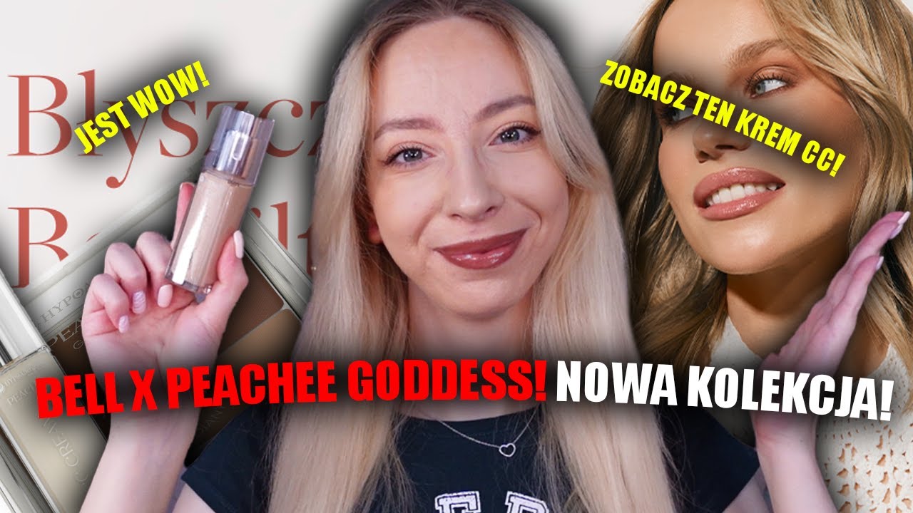 BELL HYPOALLERGENIC X PEACHEE GODDESS TEST NOWEJ KOLEKCJI KOSMETYKÓW ...