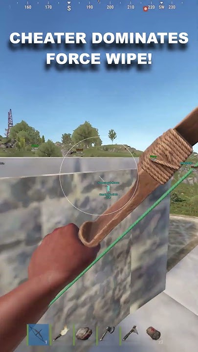 DOMINATING FORCE WIPE... WITH RUST CHEATS #rust #rustpvp #rustclips #shorts #rustshorts # ...