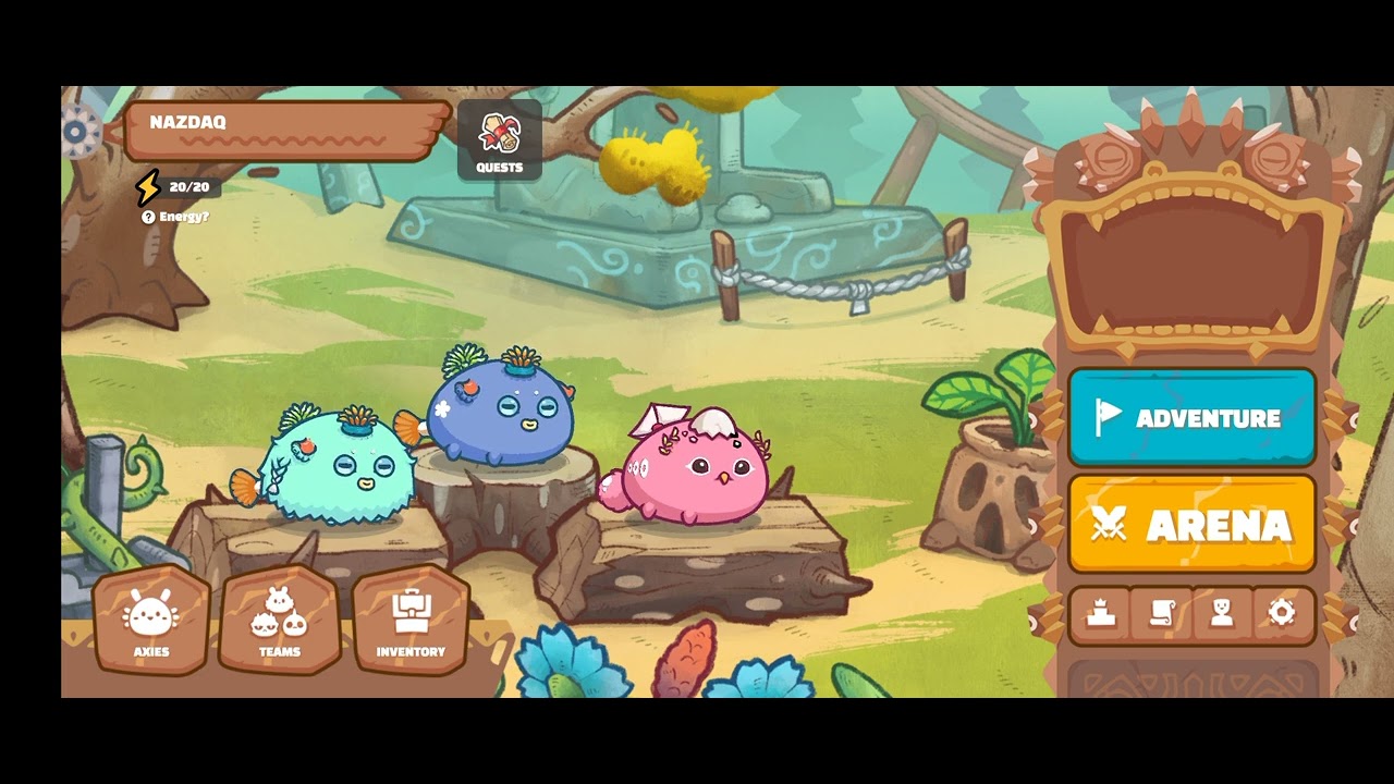 BAGONG AXIE TEAM! Double Anemone Aqua Hare Backdoor Bird | Axie ...