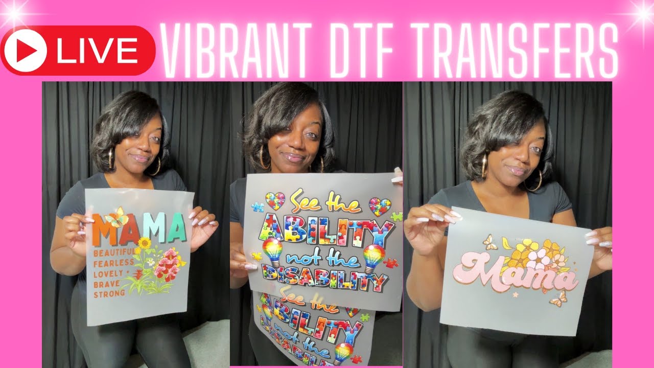 VIBRANT DTF Transfers | Canva Class - YouTube