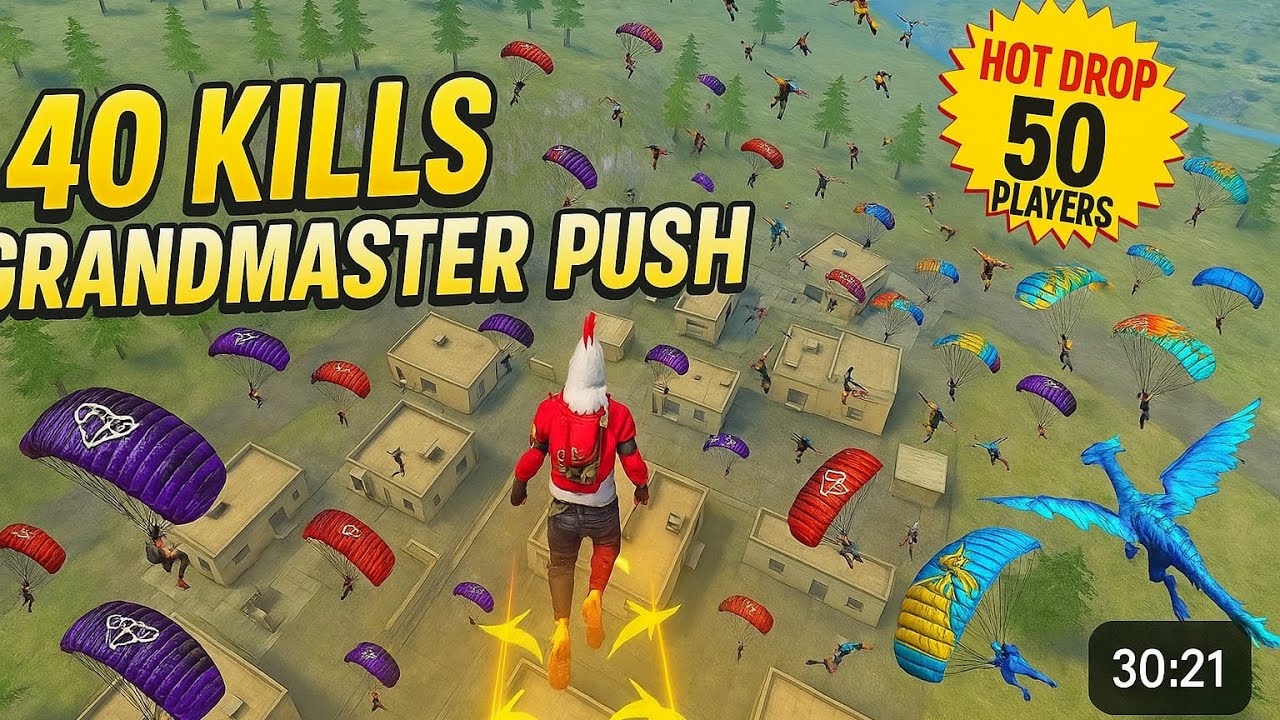 32 KILL LIVE Free Fire Solo vs Squad 99% Headshot🔥 | One Man Gameplay ...